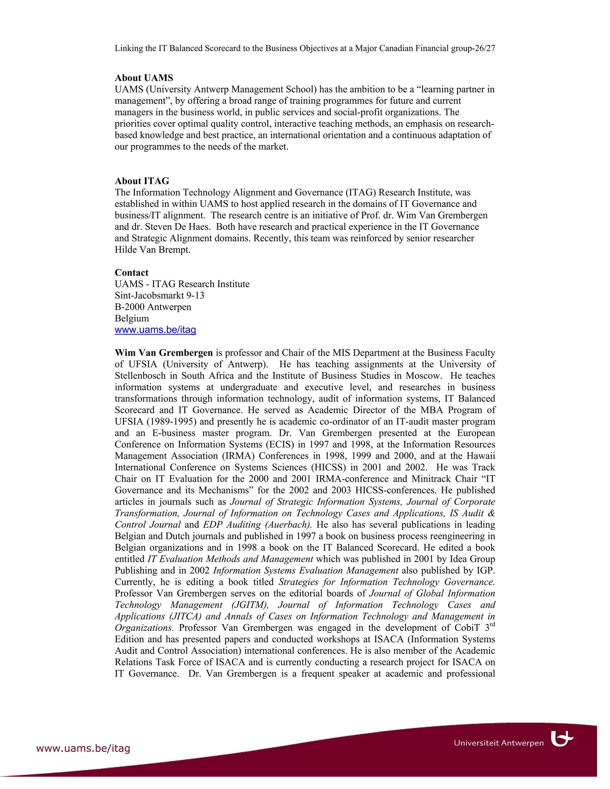 14.balanced scorecard-case-study | PDF