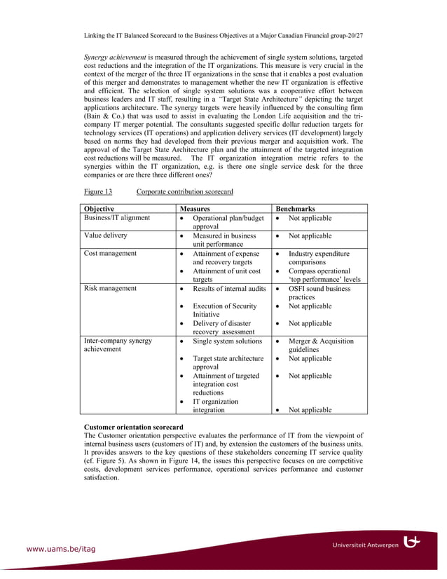 14.balanced scorecard-case-study | PDF | IT and Internet Support | Internet