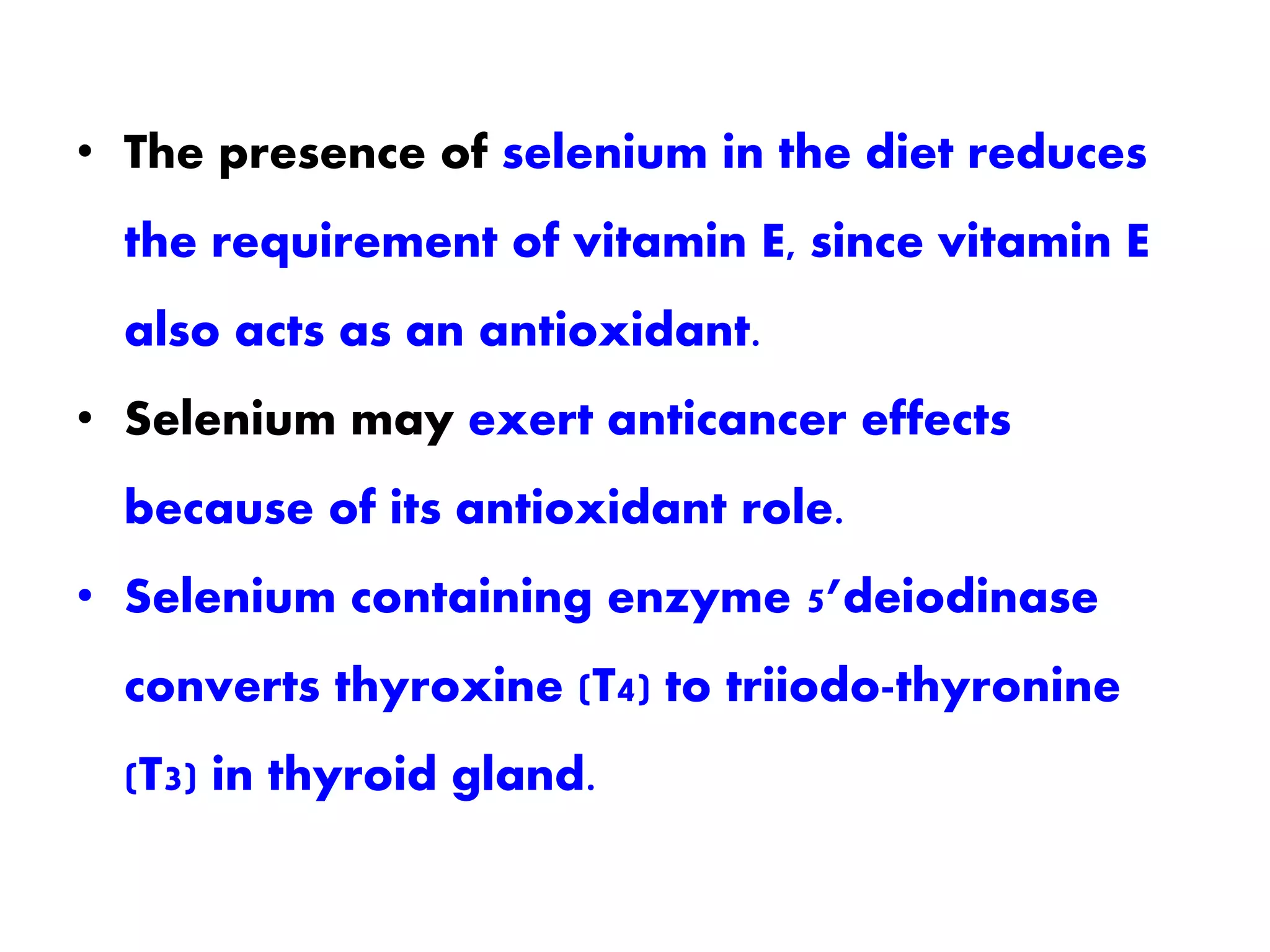 SELENIUM METABOLISM | PPTX