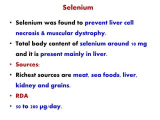 SELENIUM METABOLISM | PPTX
