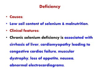SELENIUM METABOLISM | PPTX