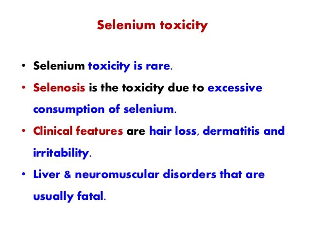SELENIUM METABOLISM