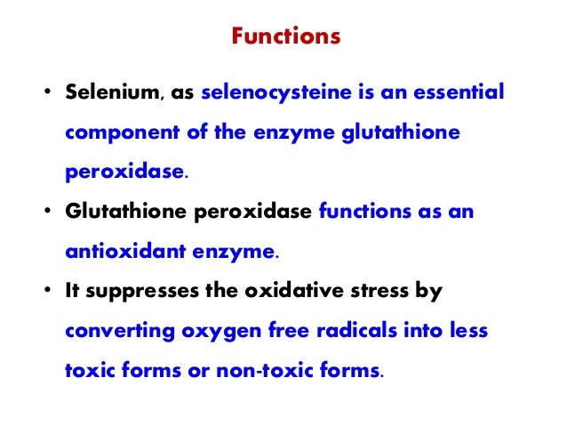 SELENIUM METABOLISM SELENIUM METABOLISM