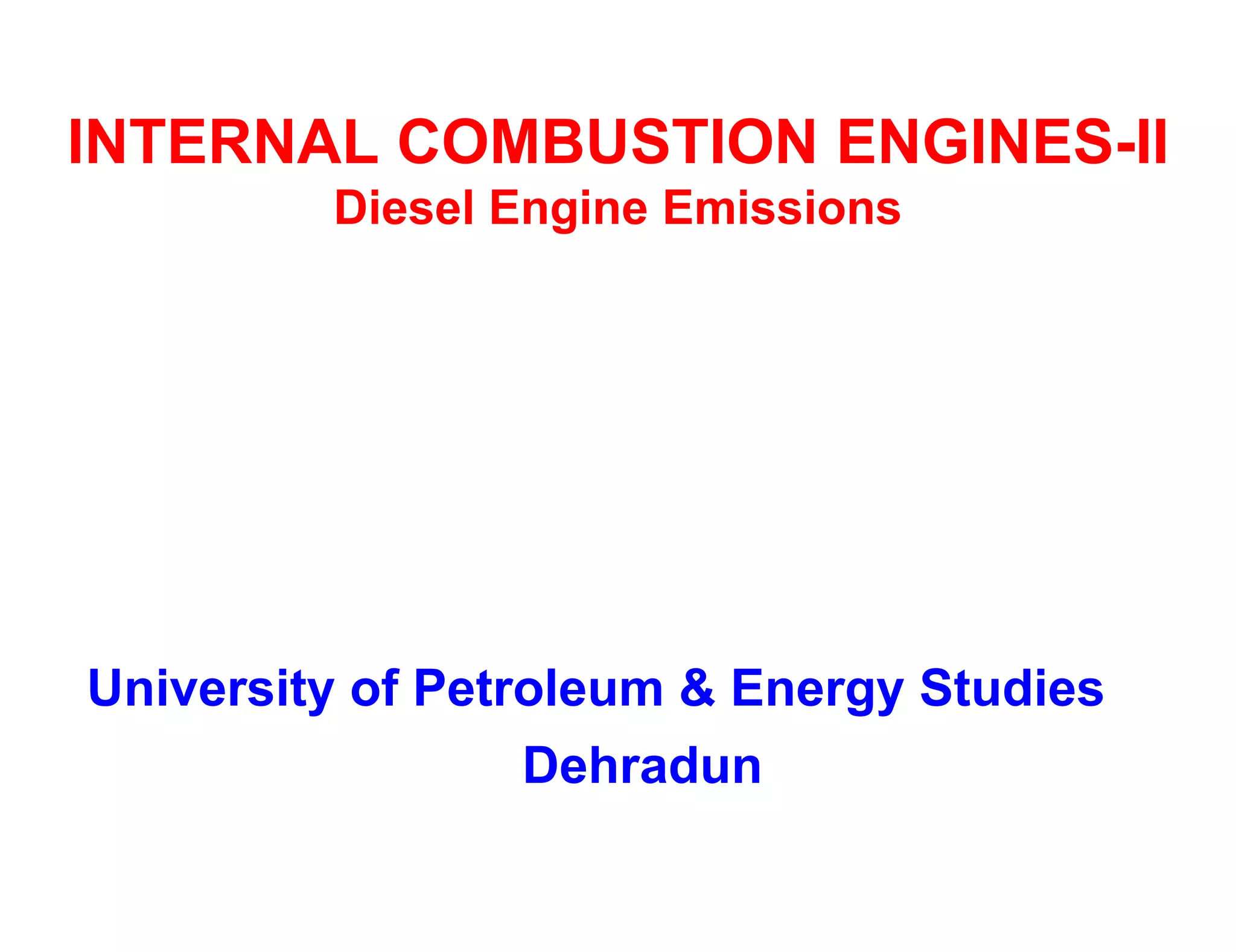 CI Engine Emission | PDF
