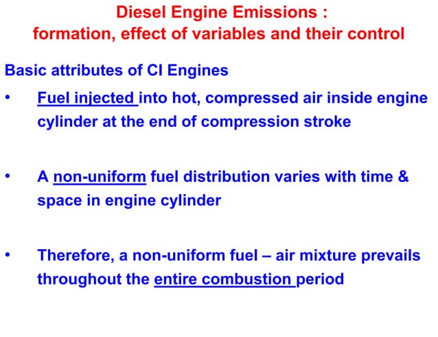 CI Engine Emission | PDF