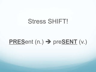 14. conversation starters, word stress, and pathways 2 vocabulary | PPT