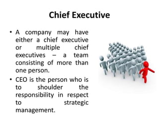 Chief executive officer (CEO) - corporate management - Strategic ...