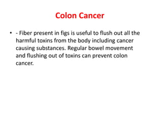 14.health benefits of fig By A;;ah Dad Khan | PPT