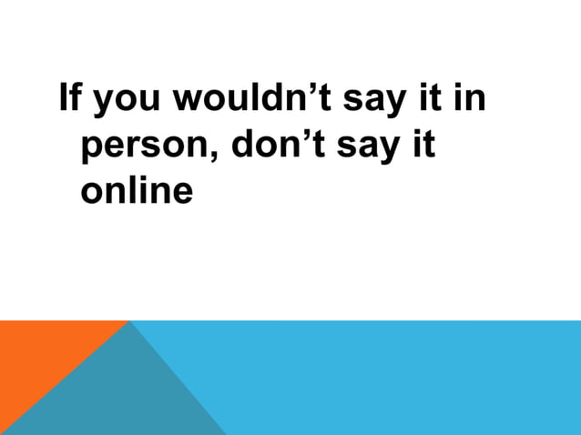 Being Responsible and Respectful Online | PPTX | Internet for Beginners ...