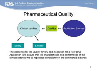 FDA 2013 Clinical Investigator Training Course: CMC and Investigator ...