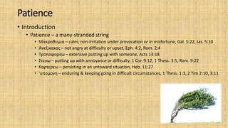 14. patience | PPTX