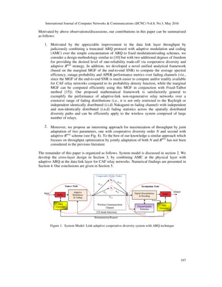 JOINT-DESIGN OF LINK-ADAPTIVE MODULATION AND CODING WITH ADAPTIVE ARQ FOR COOPERATIVE AMPLIFY ...