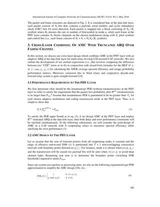 JOINT-DESIGN OF LINK-ADAPTIVE MODULATION AND CODING WITH ADAPTIVE ARQ FOR COOPERATIVE AMPLIFY ...