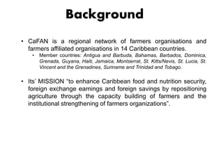 CaFAN Food Loss Experiences | PPT