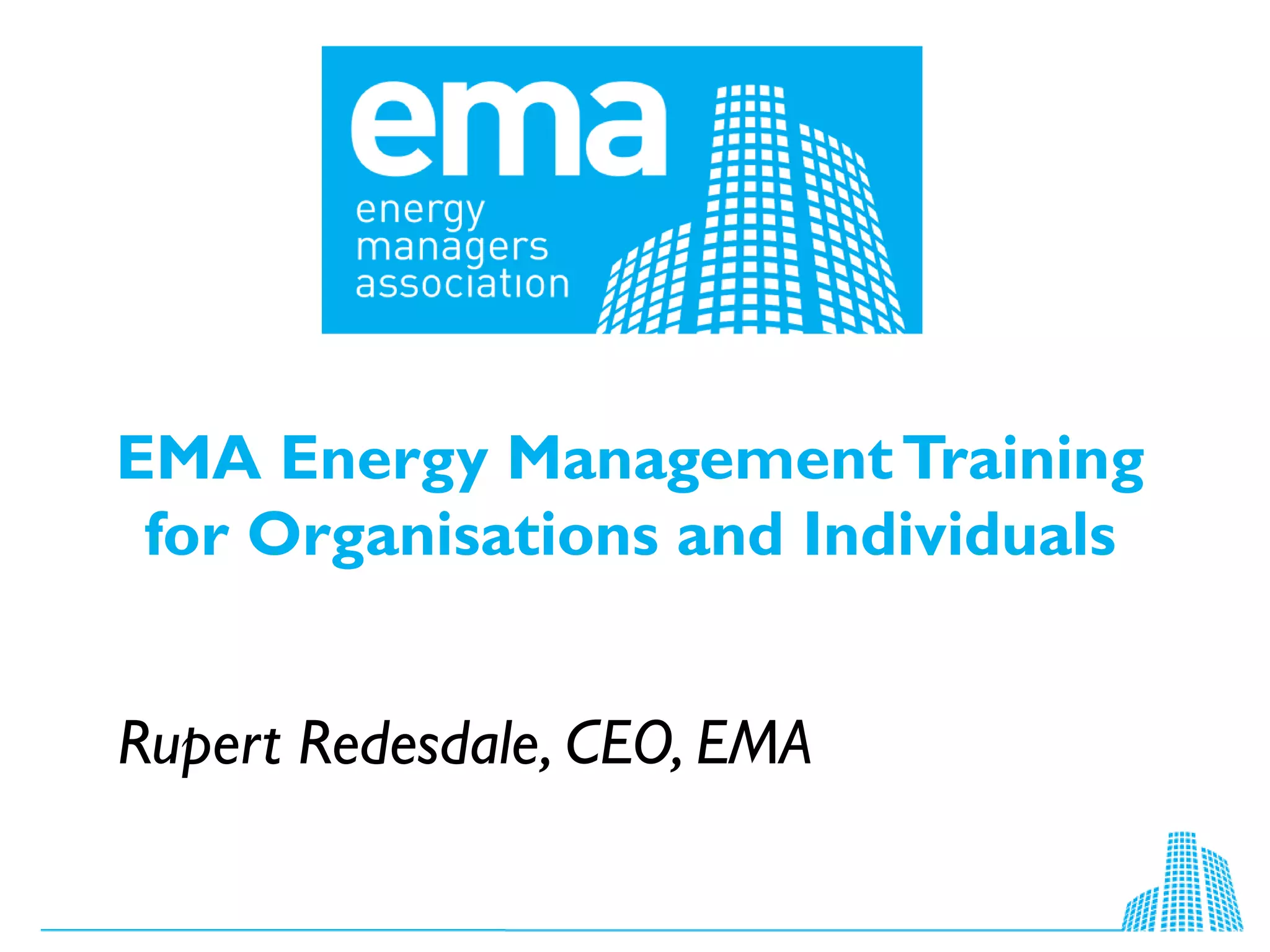 EMA Energy Management Training for Organisations and Individuals | PDF