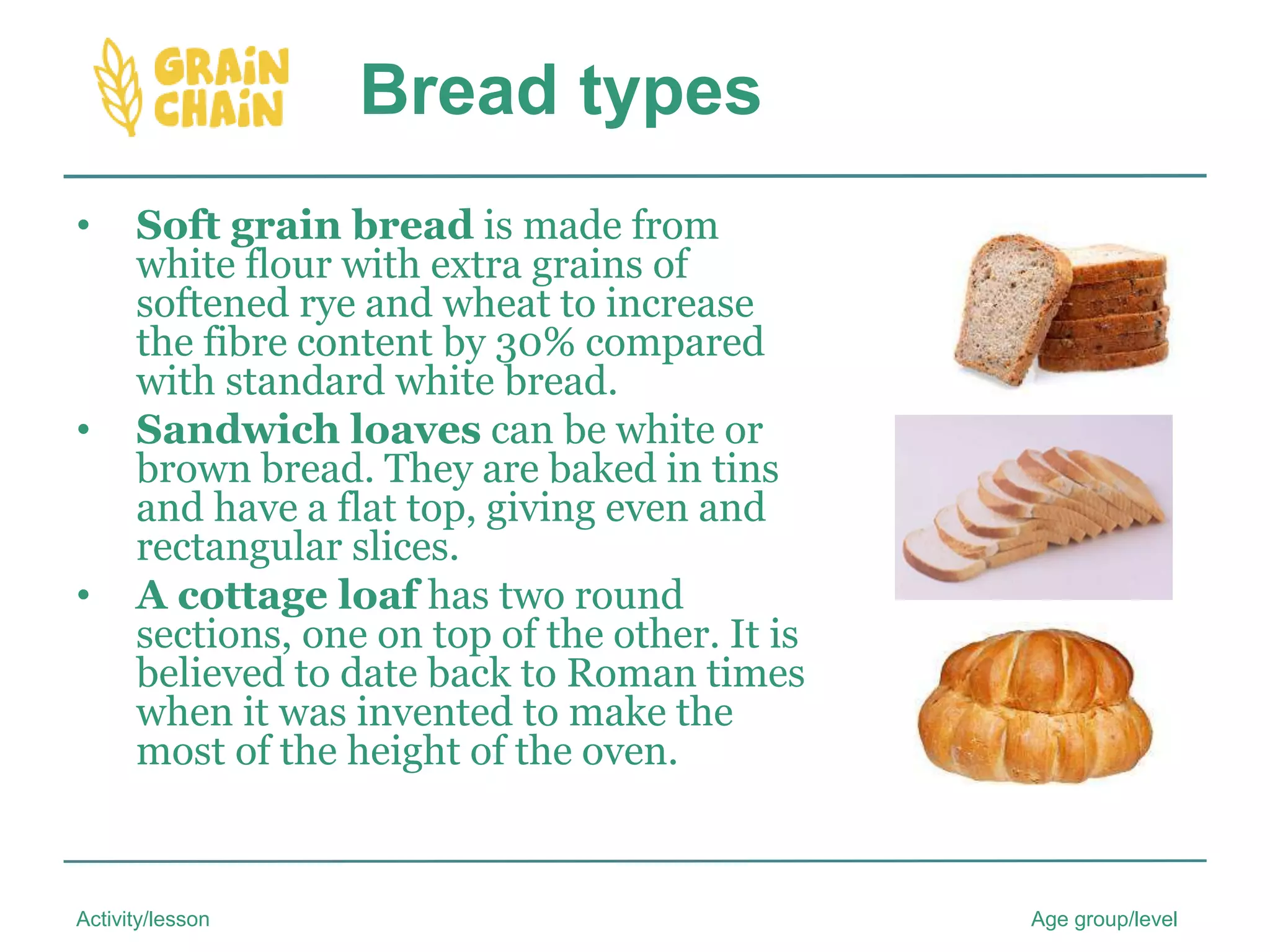 14-16 Types of bread presentation.pptx | Desserts and Baking | Food & Drink