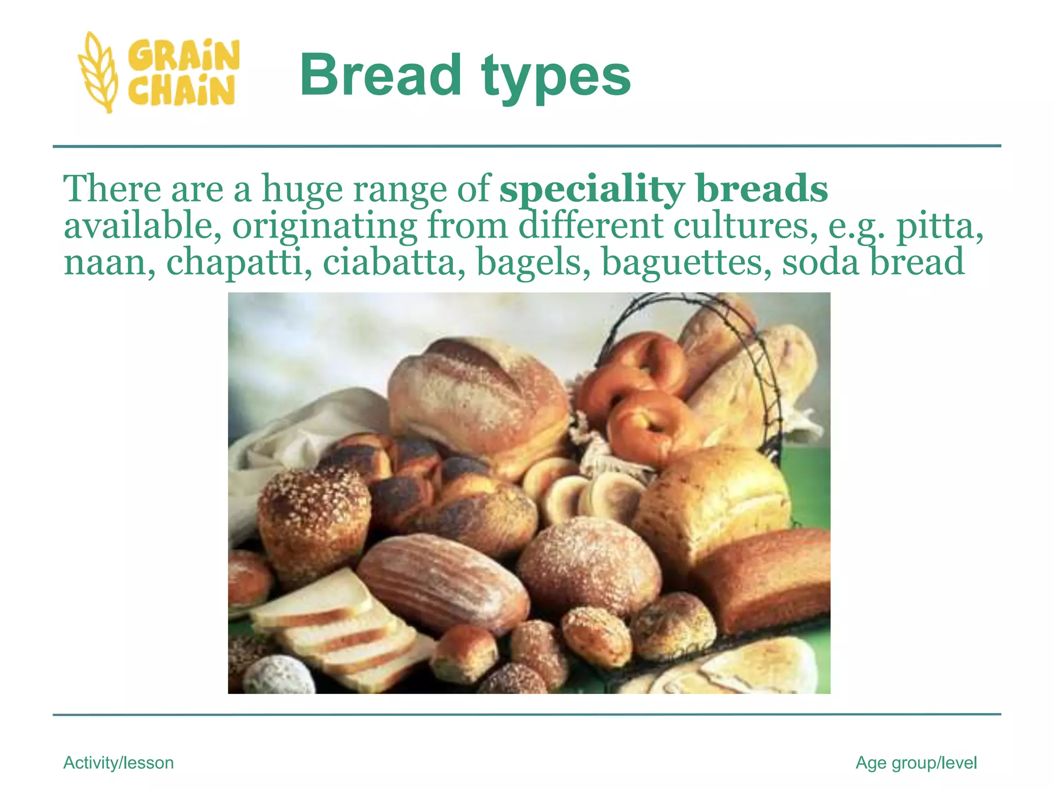 14-16 Types of bread presentation.pptx | Desserts and Baking | Food & Drink