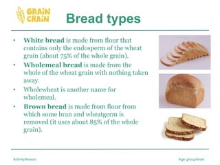 14-16 Types of bread presentation.pptx | Desserts and Baking | Food & Drink