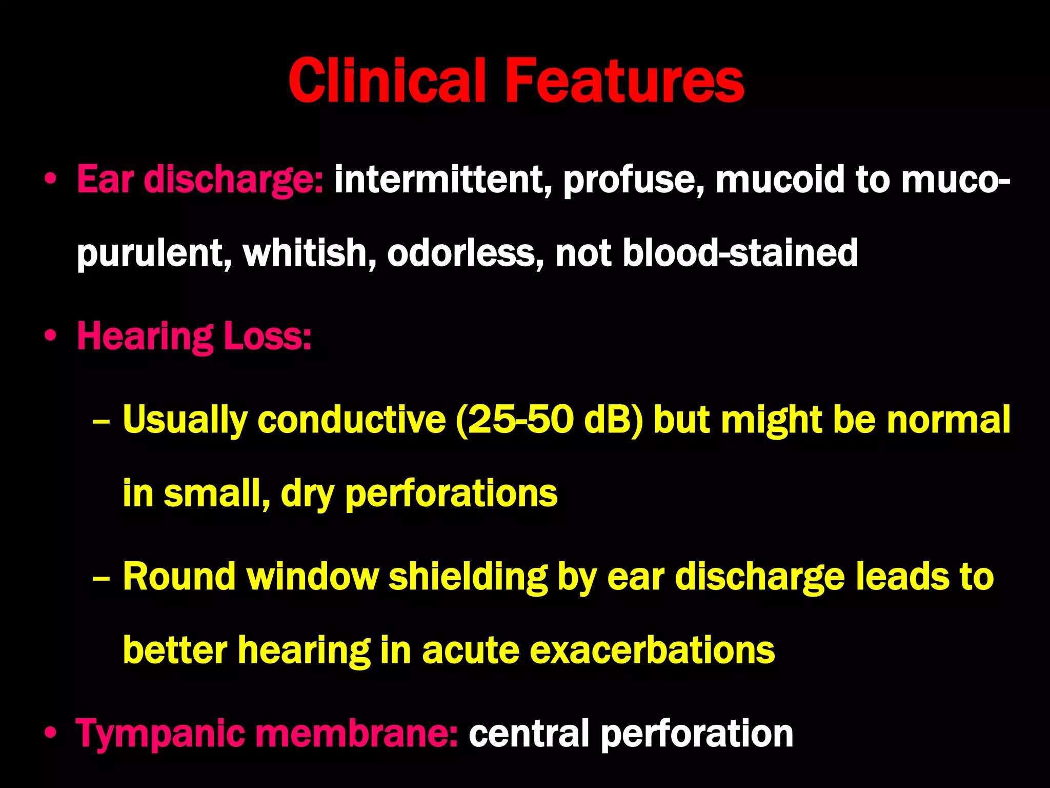 Chronic Suppurative Otitis Media: Tubotympanic Type (CSOM TT) | PPTX