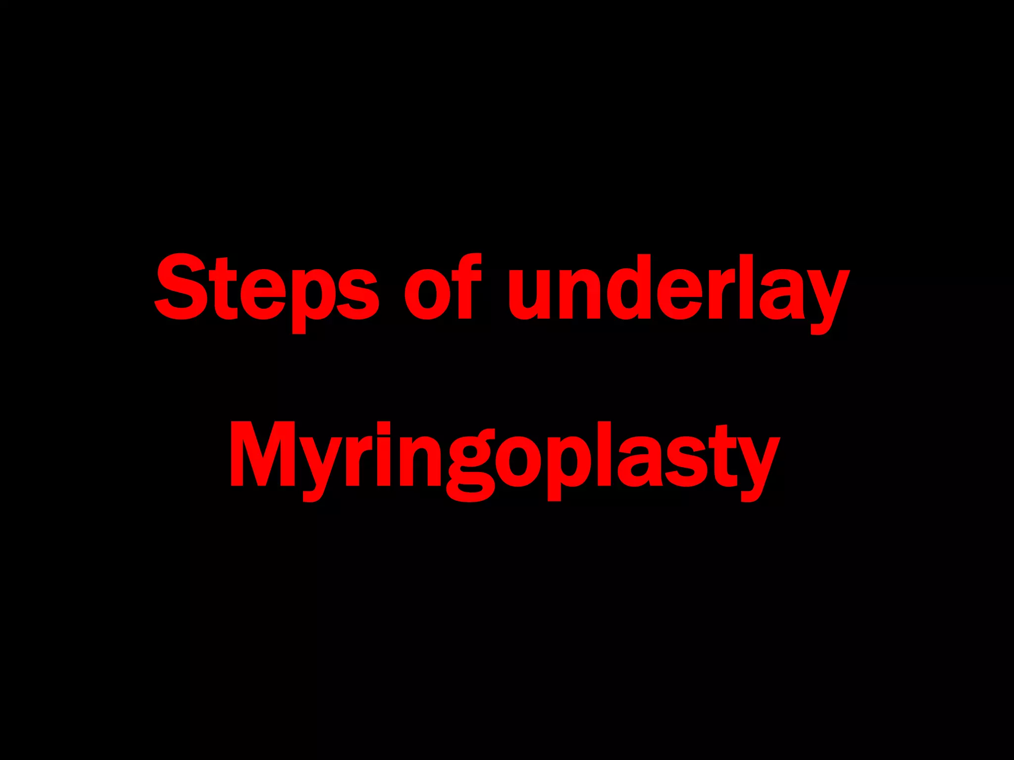 Chronic Suppurative Otitis Media: Tubotympanic Type (CSOM TT) | PPTX