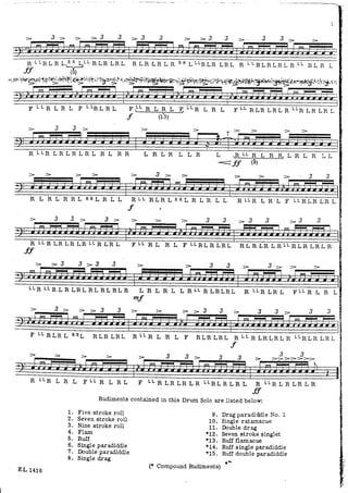 14.modern.contest.solo.for.snare.drum john.s.pratt | PDF