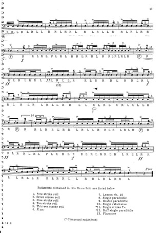 14.modern.contest.solo.for.snare.drum john.s.pratt | PDF