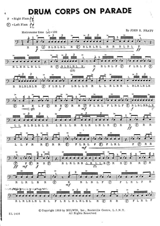14.modern.contest.solo.for.snare.drum john.s.pratt | PDF