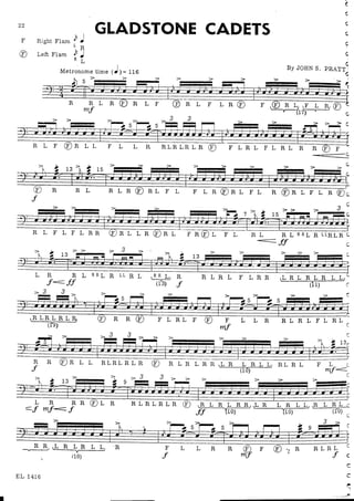 14.modern.contest.solo.for.snare.drum john.s.pratt | PDF