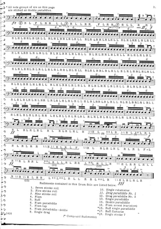 14.modern.contest.solo.for.snare.drum john.s.pratt | PDF
