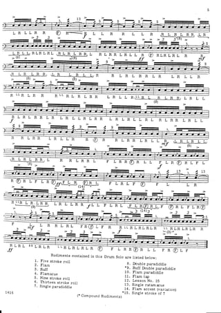 14.modern.contest.solo.for.snare.drum john.s.pratt | PDF