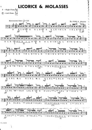 14.modern.contest.solo.for.snare.drum john.s.pratt | PDF