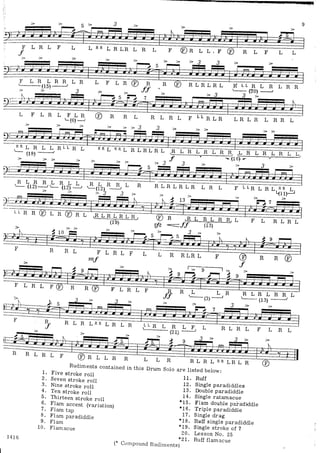 14.modern.contest.solo.for.snare.drum john.s.pratt | PDF