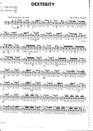 14.modern.contest.solo.for.snare.drum john.s.pratt | PDF