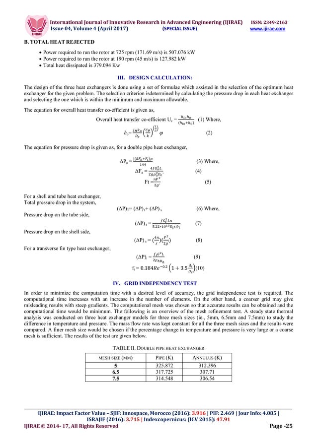 Design and Analysis of a Heat Exchanger for an Open Circuit Wind Tunnel ...