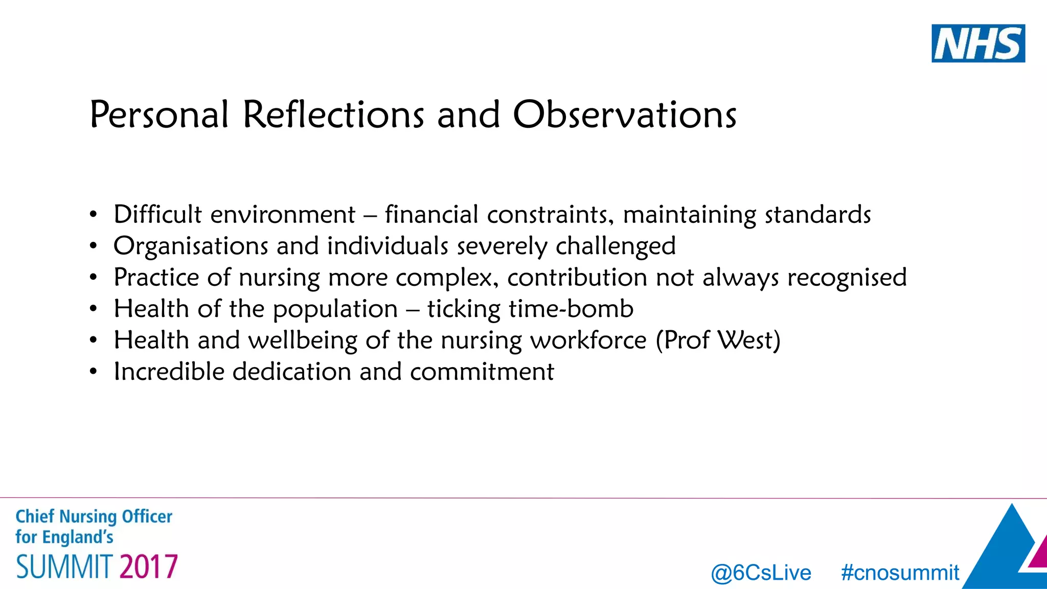 Emerging Nursing Excellence Framework | PPT