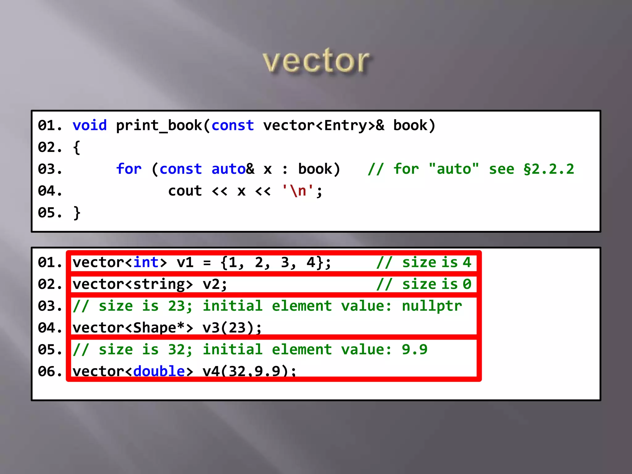 14. containers, vector, list | PPT