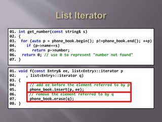 14. containers, vector, list | PPT