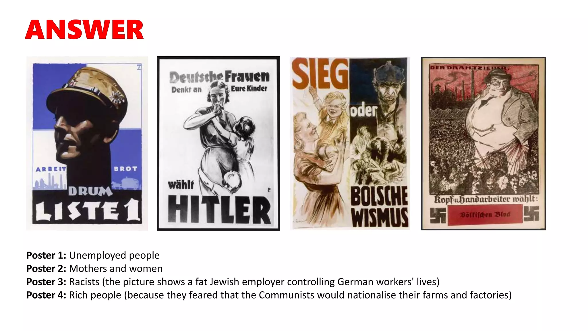 HISTORY YEAR 10: NAZI IDEOLOGY | PPTX | Political Issues & policy ...