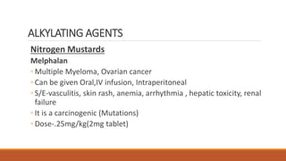 CHEMOTHERAPY IN ENT | PPTX
