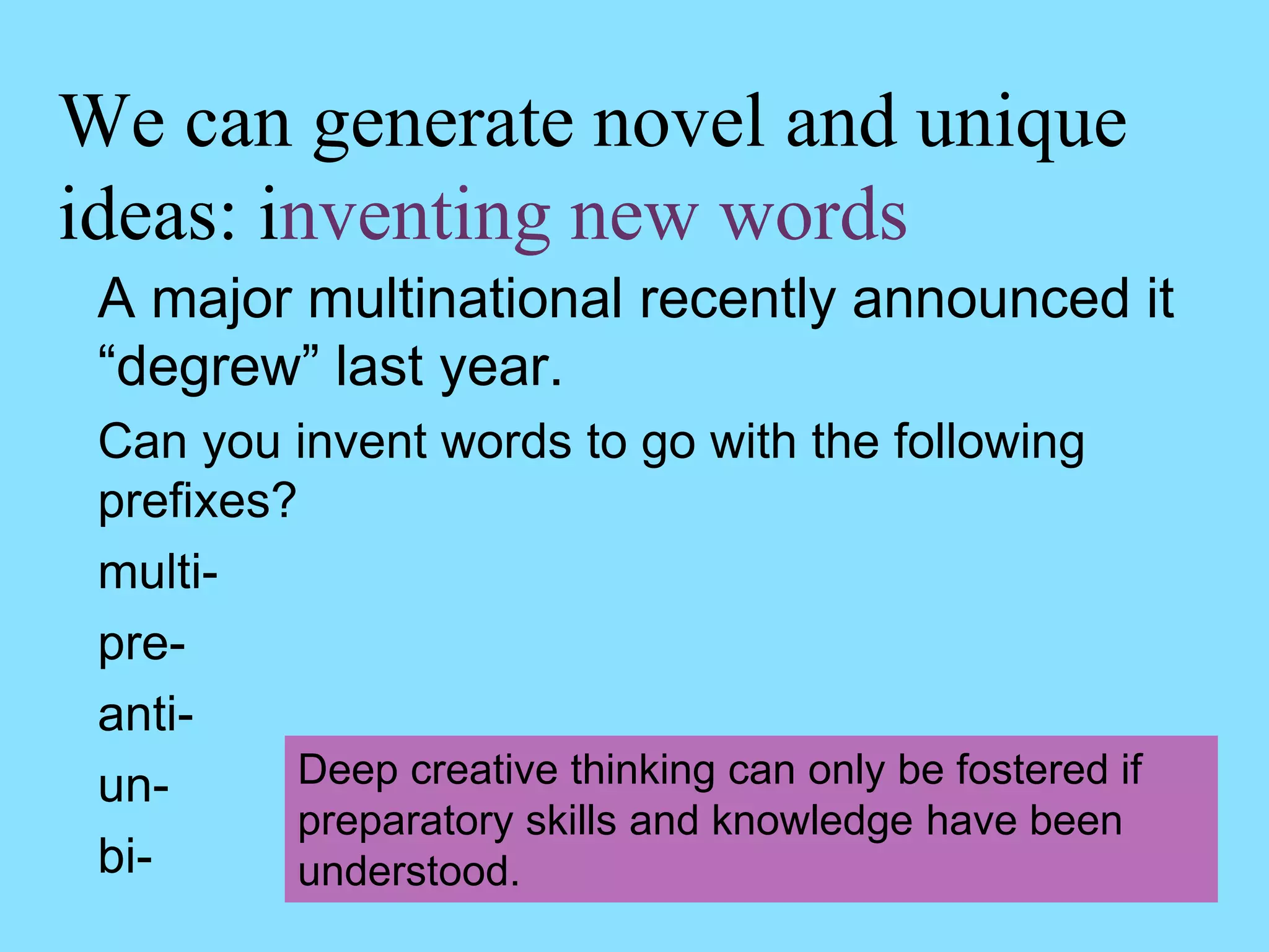 Creativity in school education | PDF