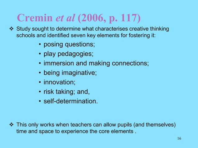 Creativity in school education | PDF