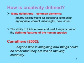 Creativity in school education | PDF