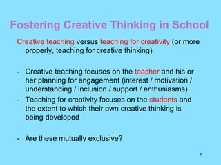 Creativity in school education | PDF