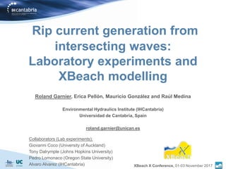 DSD-INT 2017 Rip current generation from intersecting waves: Laboratory experiments and XBeach ...