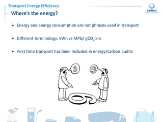Improving Energy Efficiency of Transport – Lessons from ESOS | PPT