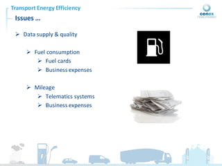 Improving Energy Efficiency of Transport – Lessons from ESOS | PPT