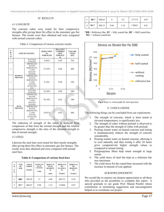 Study of Fire on Structural Materials and Its Protection | PDF