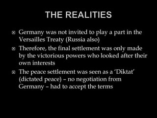 CAMBRIDGE IGCSE HISTORY: THE GERMAN PERSPECTIVE | PPTX