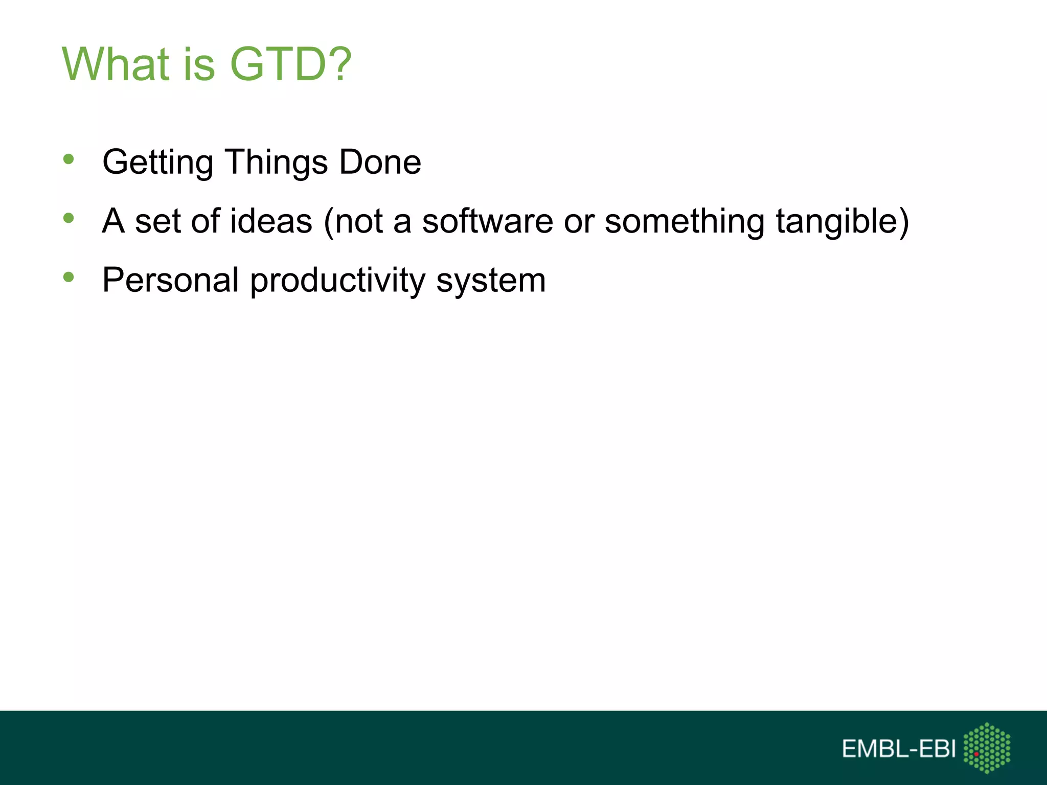 14.03.18 gtd slide share | PPTX