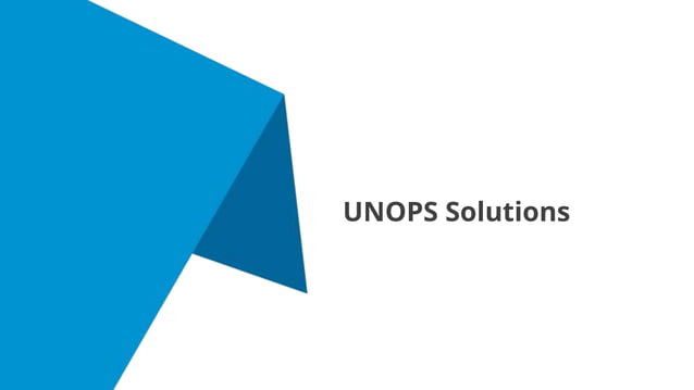 Impact over outputs - A UNOPS approach to project management - Steve ...